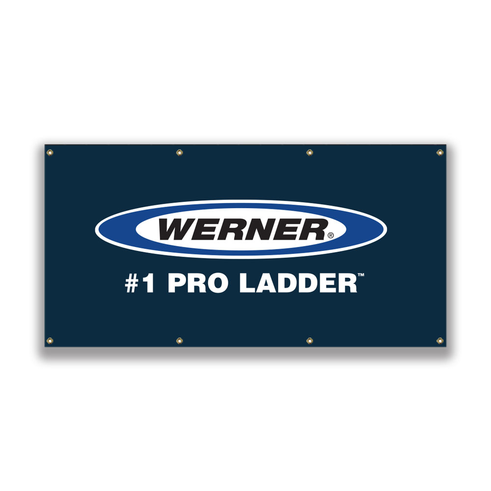 WERNER #1 PRO LADDERS BANNER